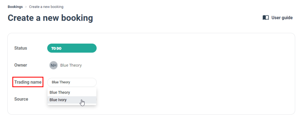 Create & Edit Bookings | Booking Management User Guide